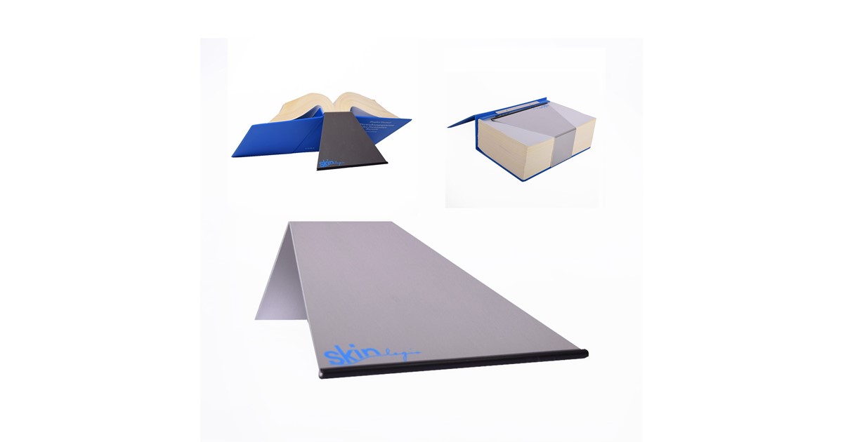 SKIN LEGIS (blue print) Aluminium Buchstütze Gr. M | 1. Auflage ...