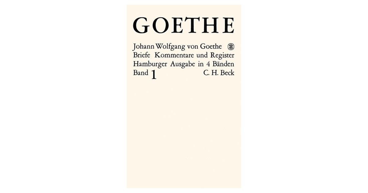 Briefe der Jahre 1764-1786 | Goethe, Johann Wolfgang von | Hardcover