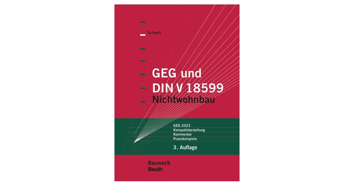 Schoch | GEG und DIN V 18599 | 3. Auflage | 2025 | beck-shop.de