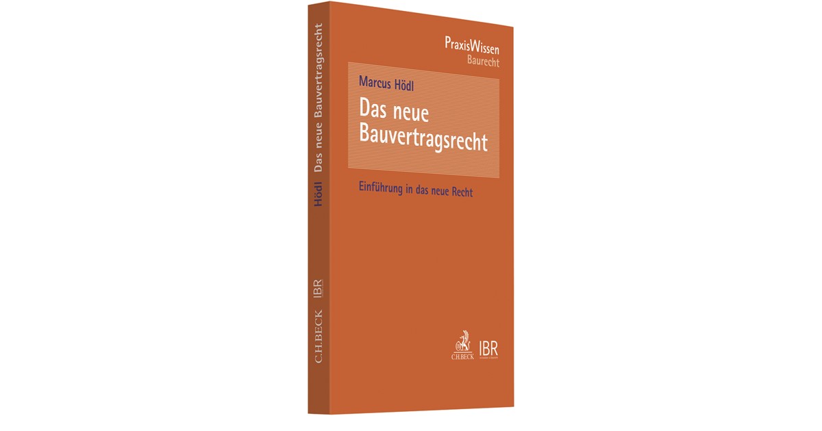 Neues Bauvertragsrecht 2018