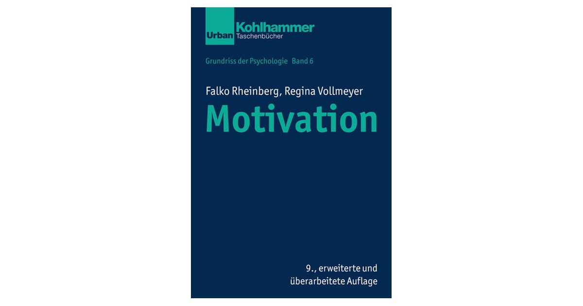 Rheinberg / Vollmeyer | Motivation | 9. Auflage | 2018 | beck-shop.de