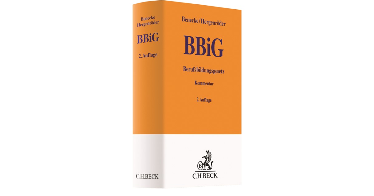 Benecke / Hergenröder | Berufsbildungsgesetz: BBiG | 2. Auflage | 2021 ...