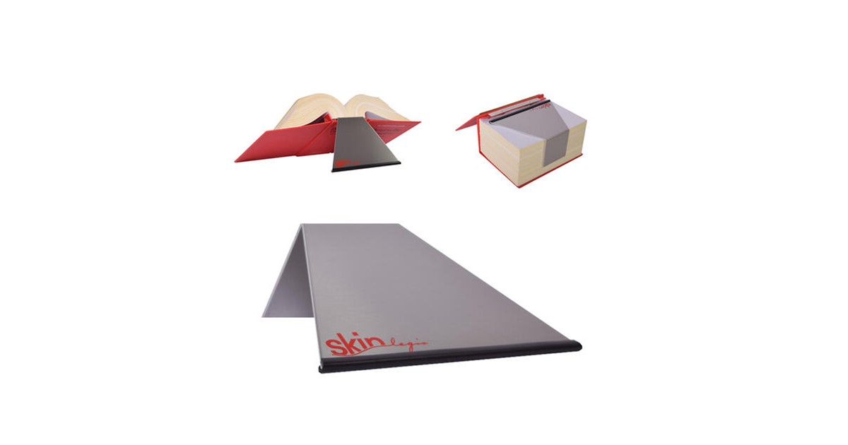 SKIN LEGIS TAX (design red print) Aluminium Buchstütze Gr. S | 1 ...