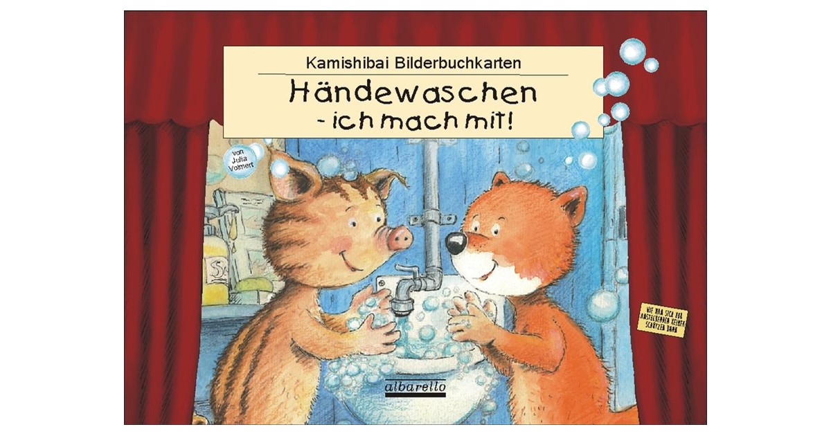 Volmert | HÄNDEWASCHEN - ICH MACH MIT! 11 Kamishibai-Bilderbuchkarten ...