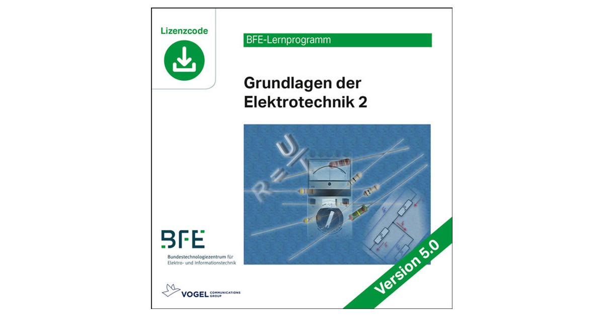 Grundlagen der Elektrotechnik 2 - Version 5.0 Lizenzcode | 5. Auflage | 2020 | beck-shop.de