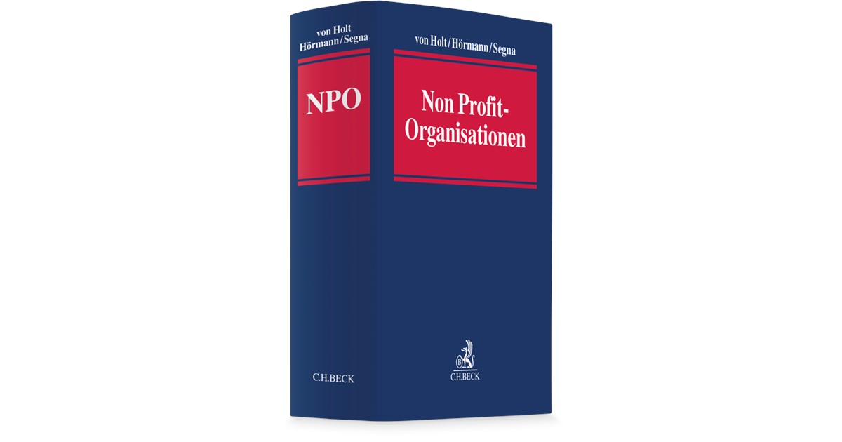 von Holt / Hörmann | Handbuch Non Profit-Organisationen: NPO | 1. Auflage | 2026 | beck-shop.de