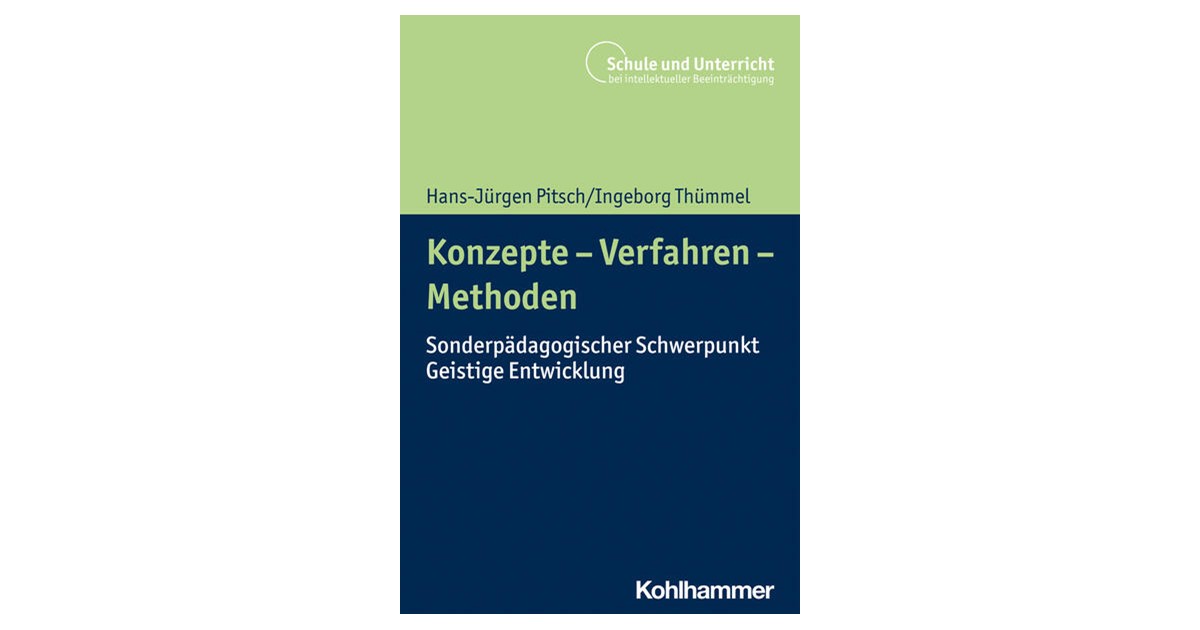 Pitsch / Thümmel | Konzepte - Verfahren - Methoden | 1. Auflage | 2023 ...