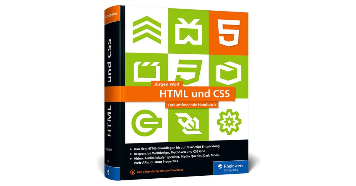 Wolf | HTML und CSS | 5. Auflage | 2023 | beck-shop.de