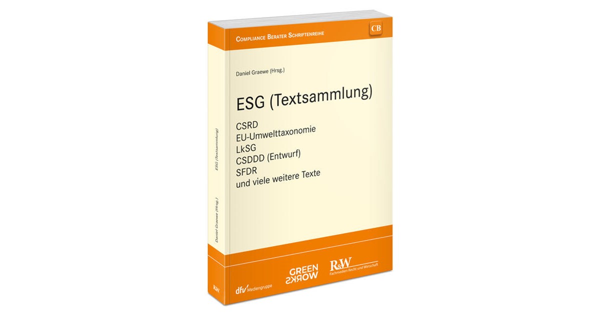Graewe | ESG (Textsammlung) | 1. Auflage | 2023 | beck-shop.de