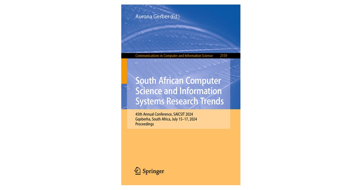 Gerber | South African Computer Science and Information Systems ...