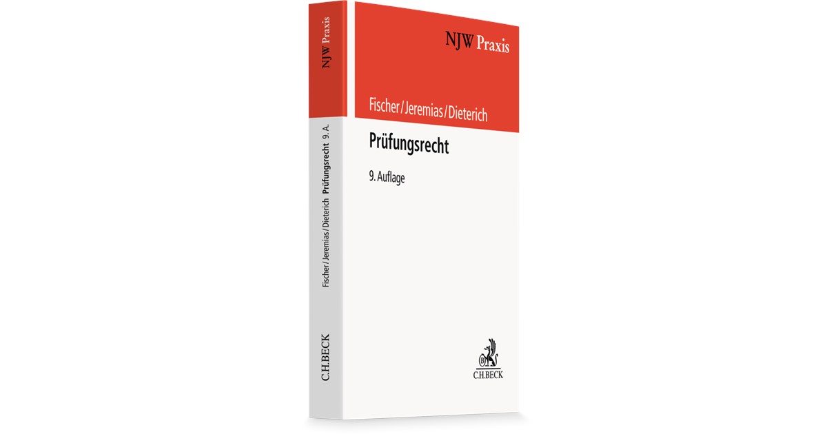 Fischer / Jeremias | Prüfungsrecht | 9. Auflage | 2026 | Band 27/2 ...