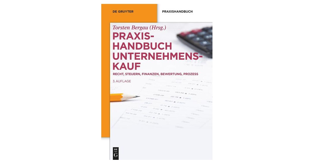 Bergau | Praxishandbuch Unternehmenskauf | 3. Auflage | 2024 | beck-shop.de