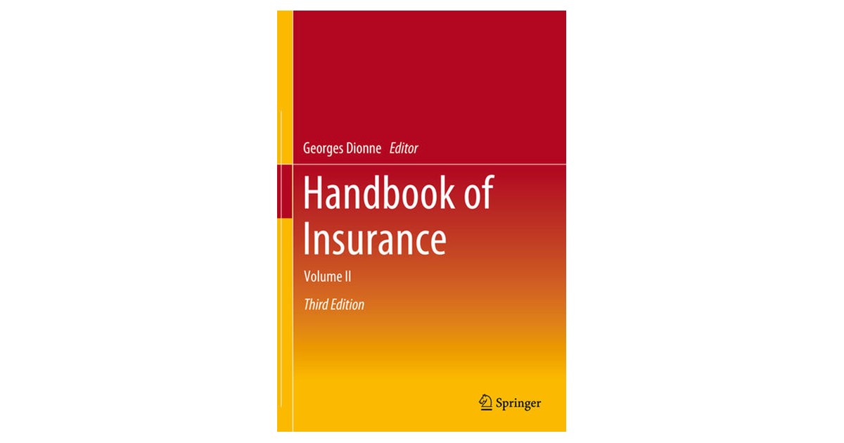 Dionne | Handbook of Insurance | 3. Auflage | 2025 | beck-shop.de