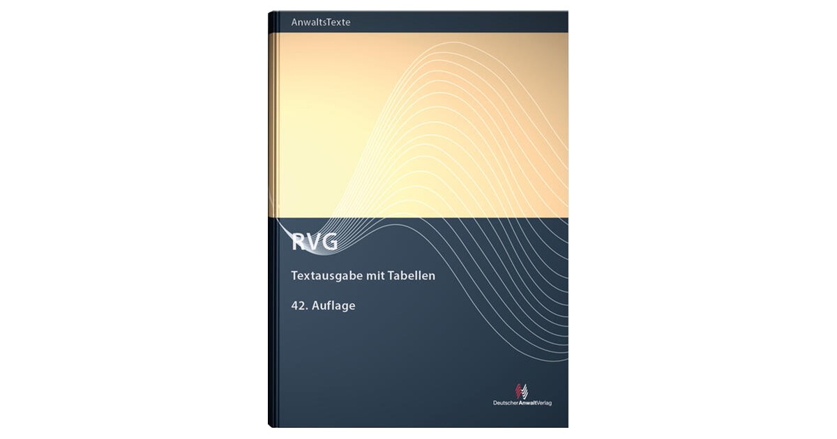 RVG | 42. Auflage | 2025 | beck-shop.de