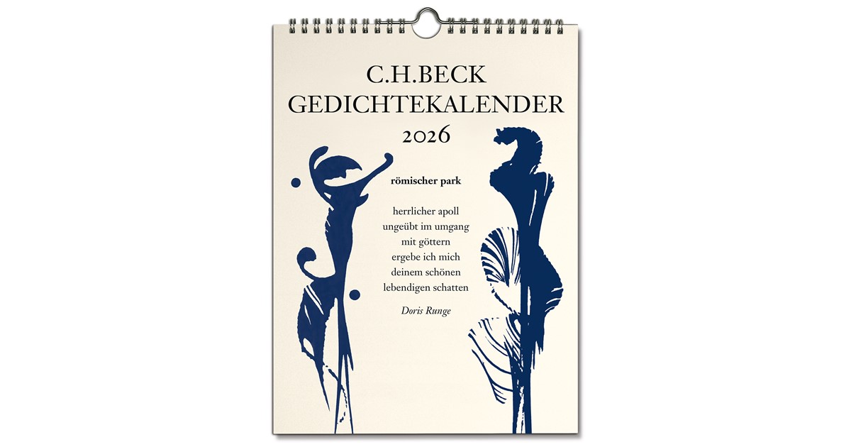 C.H. Beck Gedichtekalender | 1. Auflage | 2025 | beck-shop.de