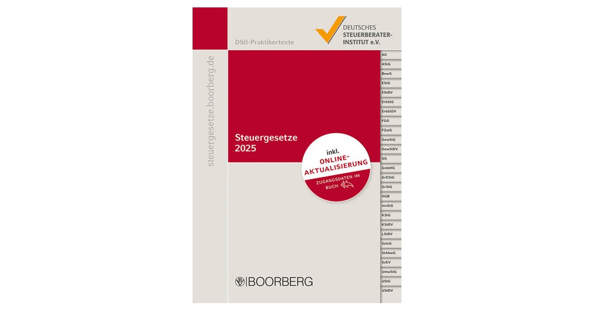 Steuergesetze 2025 | 1. Auflage | 2025 | beck-shop.de