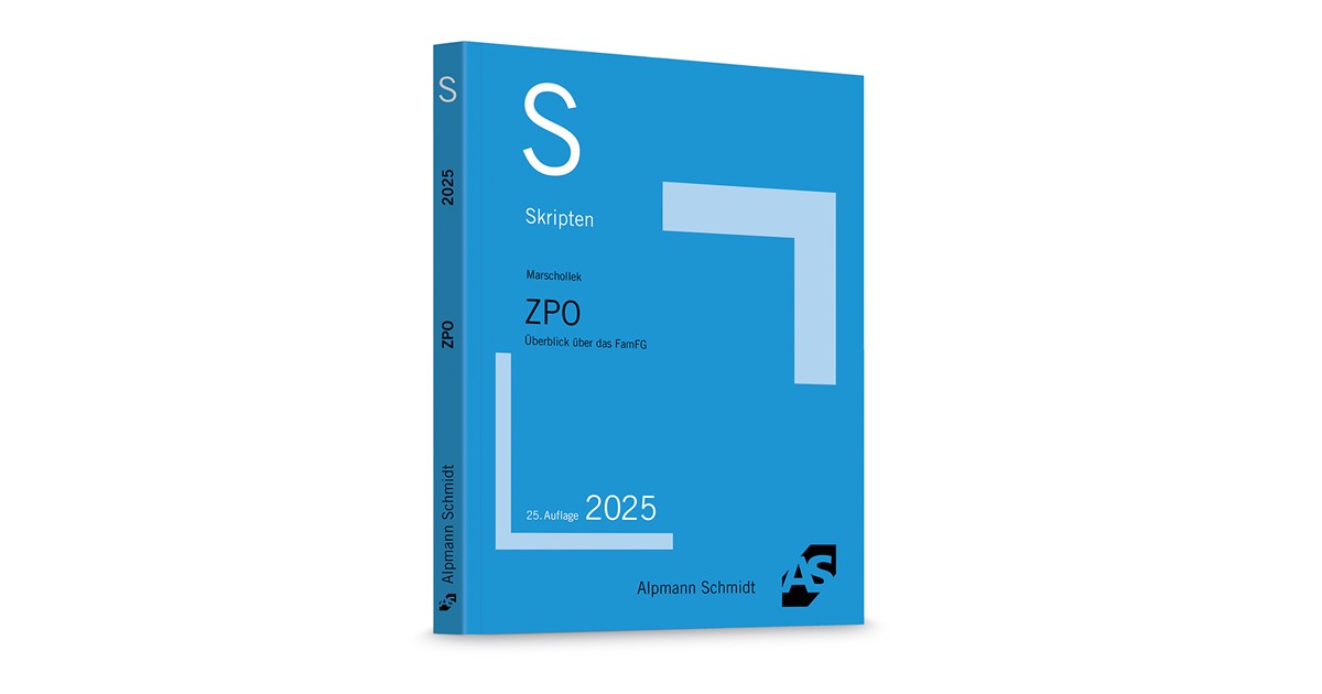 Marschollek | Skript ZPO | 25. Auflage | 2025 | beck-shop.de