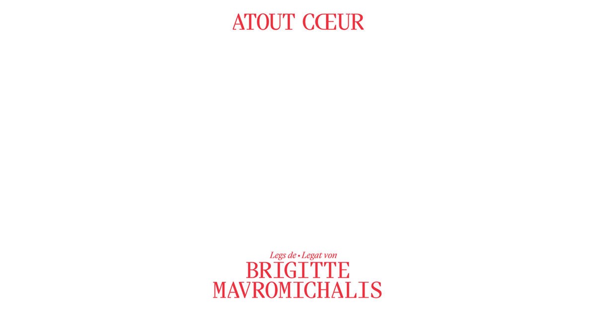 Schmidlin / Musée d'art du Valais | Atout Coeur | 1. Auflage | 2025 ...