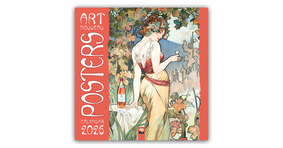 Flame | Art Nouveau Posters - Jugendstil 2026 - Original Flame Tree ...