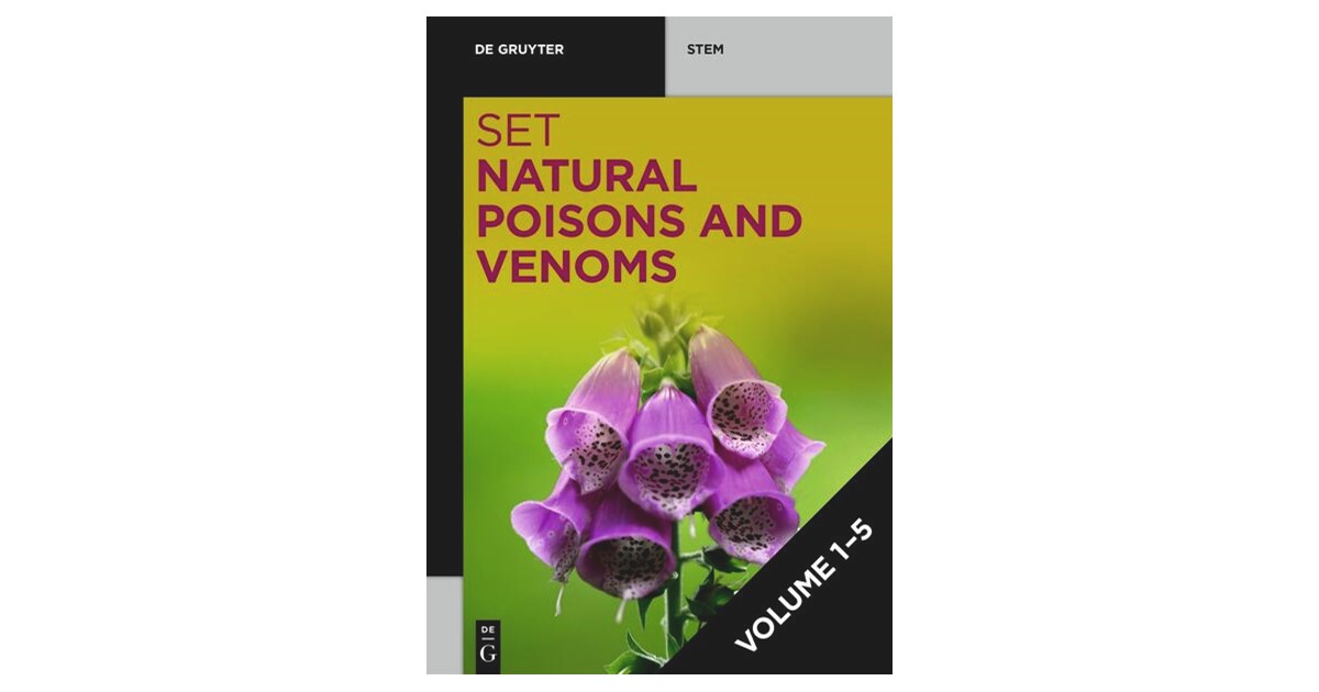 Teuscher / Lindequist | Set: Natural Poisons and Venoms 1+2+3+4+5 | 1 ...