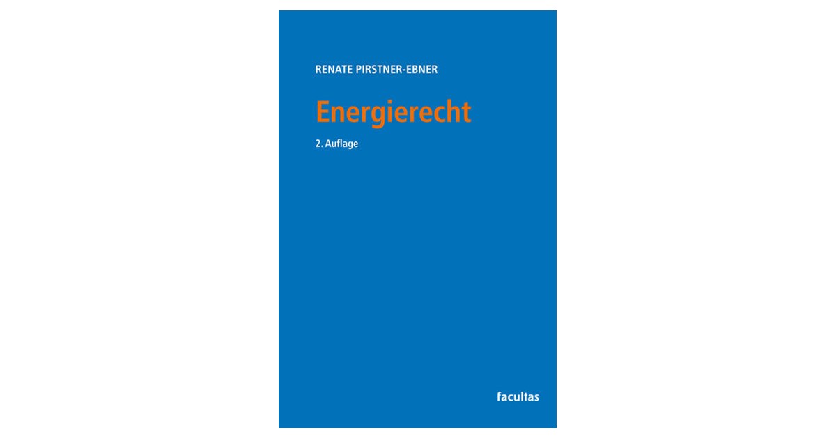Pirstner-Ebner | Energierecht | 2. Auflage | 2026 | beck-shop.de