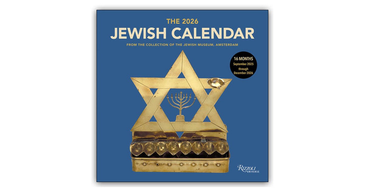 Jewish Historical Museum Amsterdam | The Jewish Calendar 2025-2026 ...