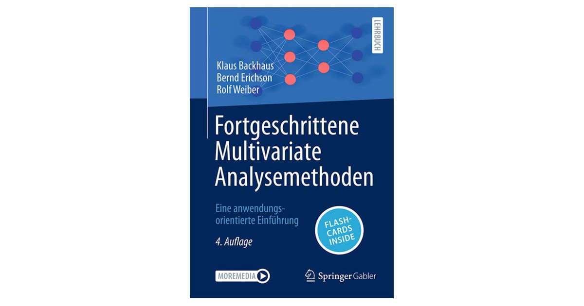 Backhaus / Erichson | Fortgeschrittene Multivariate Analysemethoden | 4. Auflage | 2026 | beck ...