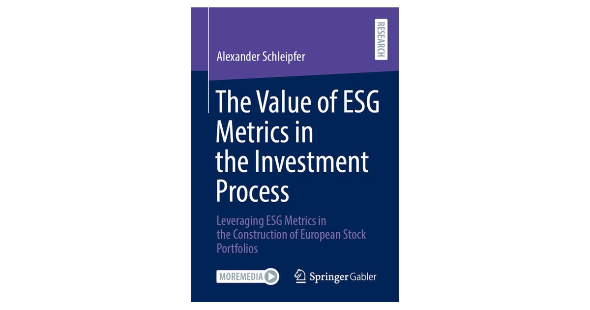 Schleipfer | The Value of ESG Metrics in the Investment Process | 1 ...
