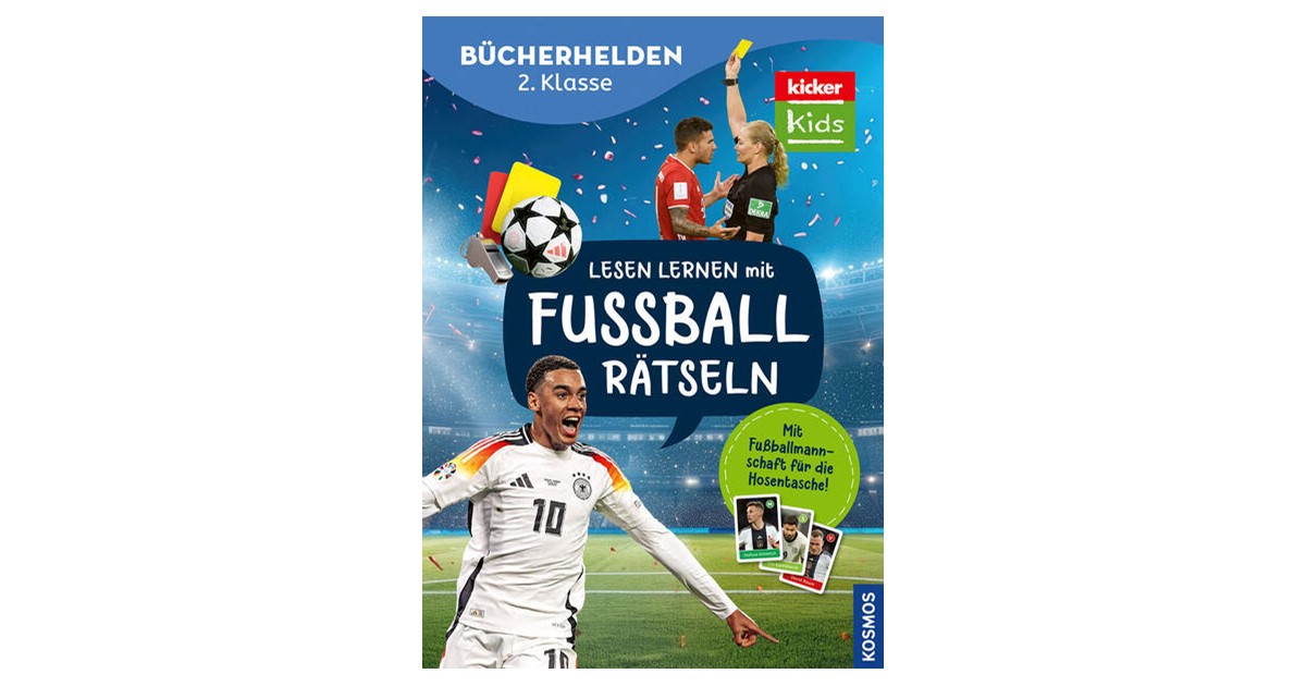 Dirker | kicker Kids, Lesen lernen mit Fußballrätseln | 1. Auflage ...