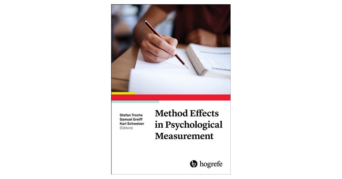 Troche / Greiff | Method Effects in Psychological Measurement | 1 ...