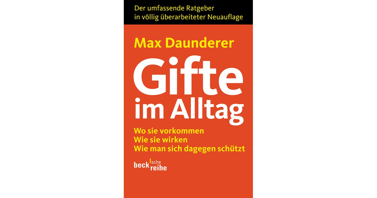 Daunderer, Max | Gifte im Alltag | 3. Auflage | 2011 | 1295 | beck-shop.de